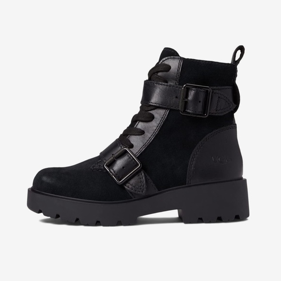 UGG | Shoes | Uggugg Zorrah Waterproof Suede Buckle Straps Booties ...